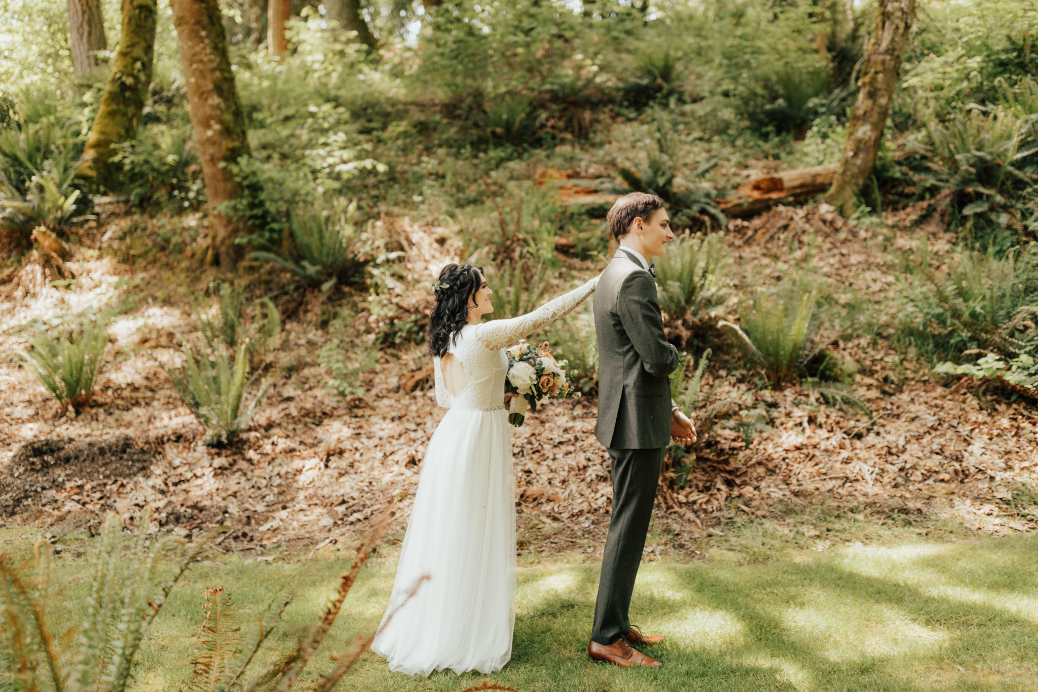 Twilight Forest Wedding|Seattle, Washington|Rachel Syrisko Photography ...